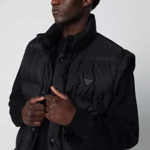 Prada Convertible Re-nylon Down Jacket