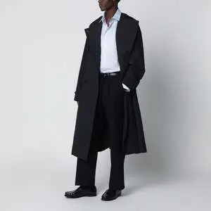 Prada Double-breasted Cotton-blend Trench Coat