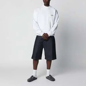 Jacquemus Crewneck Sweatshirt With Grosgrain Logo