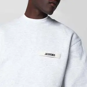 Jacquemus Crewneck Sweatshirt With Grosgrain Logo