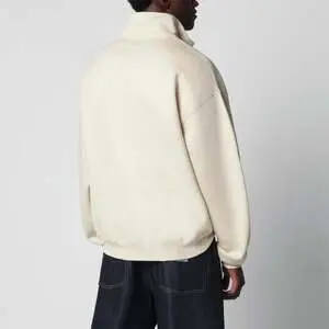 Jacquemus Half-zip Sweatshirt With Grosgrain Logo