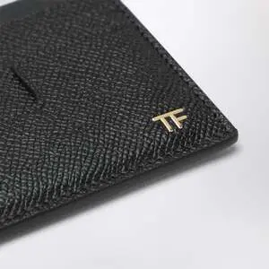 TOM FORD Grained Calf Leather Card Holder