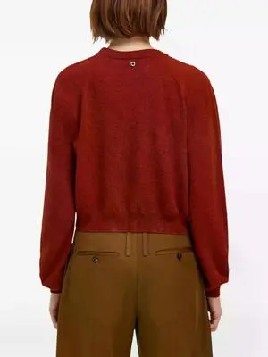 FERRAGAMO Crew Neck Sweater With Cut-out Detail