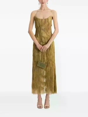 Oscar De La Renta Saturn Clutch Bag - Gold