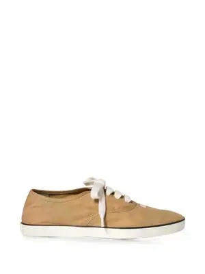 Miu Miu Logo-embroidered Sneakers - Neutrals
