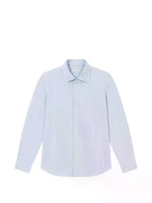 Seventy Striped Linen Shirt - Blue