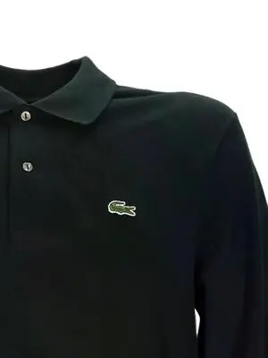 Lacoste Long-sleeve Logo-patch Polo Shirt