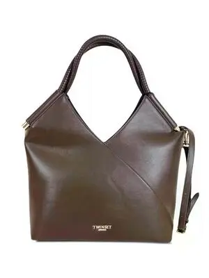 TWINSET Logo-plaque Top-handle Tote Bag