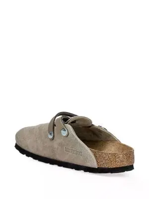 BIRKENSTOCK Suede Crossover Strap Sandals