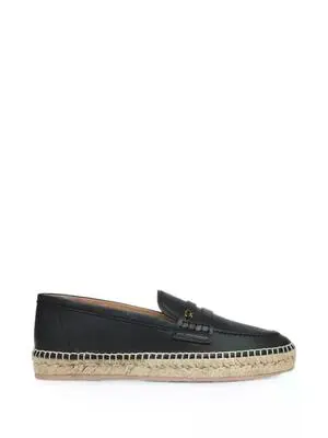 GIANVITO ROSSI Lido Leather Espadrilles