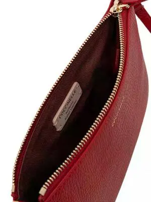 COCCINELLE Grained Crossbody Bag - Red