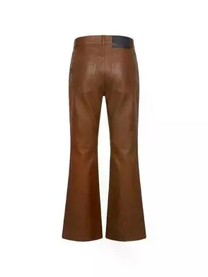 HAIKURE Flora Leather Trousers - Brown