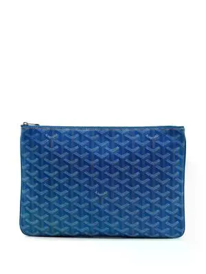Goyard 2018 Goyardine Senat Mm Clutch Bag - Blue