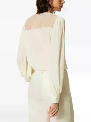 TWINSET Jacquard Shirt With Lace