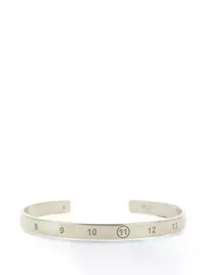 MAISON MARGIELA Numeric Logo-engraved Bangle - Silver