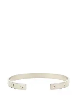 MAISON MARGIELA Numeric Logo-engraved Bangle - Silver