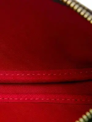 LOUIS VUITTON Damier Ebene Mini Pochette Accessoires Handbag - Brown