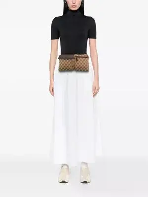 Gucci 2000-2015 Gg Canvas Double Pocket Belt Bag