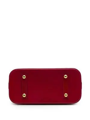 LOUIS VUITTON 2013 Monogram Vernis Alma Pm Handbag - Red