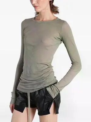 Rick Owens Exposed-seam Long-sleeve Sweater - Neutrals