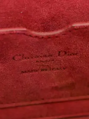 Dior 2000-2026 Lambskin Dioraddict Lockbox Crossbody Bag - Red