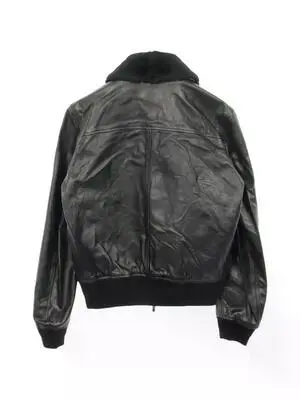 Dior Leather Zip-up Jacket