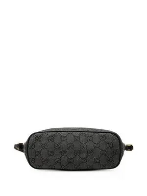 Gucci Gg Denim Shoulder Bag - Grey