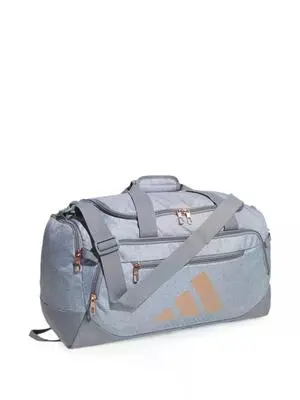 Adidas Defender 5 Logo-print Small Duffel Bag - Grey