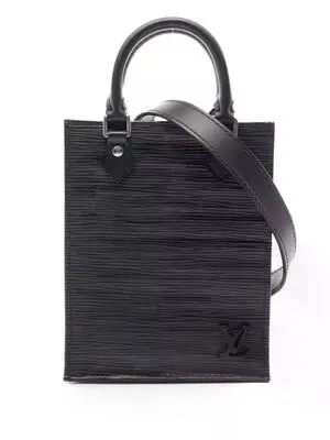 LOUIS VUITTON 2020 Epi Petit Sac Plat Satchel - Black