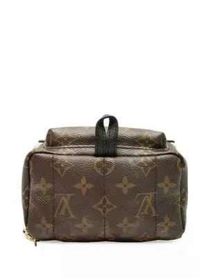 LOUIS VUITTON 2016 Monogram World Tour Mini Palm Springs Backpack - Brown