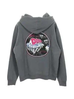 Dior 2010s Graphic-print Hoodie - Grey