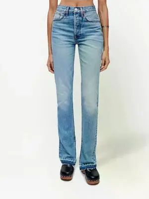 RE/DONE High-rise Light Wash Jeans