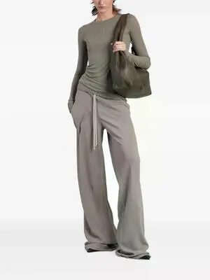 Rick Owens Ribbed Long-sleeve Sweater - Grey