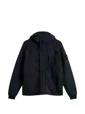Stone Island Hooded Logo-patch Jacket