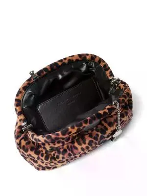 Stella McCartney Leopard-print Chain-strap Clutch Bag