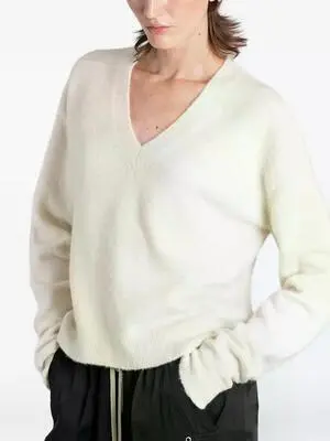 Rick Owens V-neck Knitted Sweater