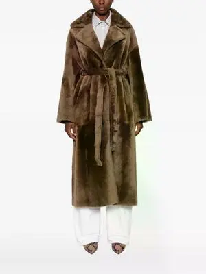 ARMA Belted Shearling Coat