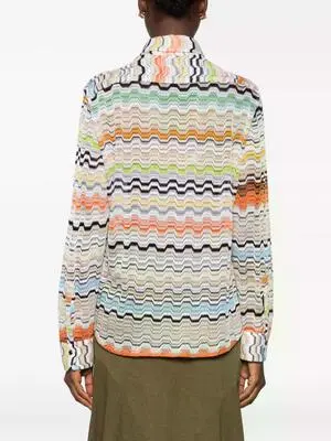 Missoni Zigzag Knit Button-fastening Shirt