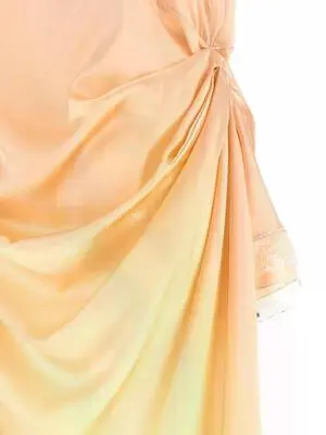 Magda Butrym Lace-trimmed Draped Dress