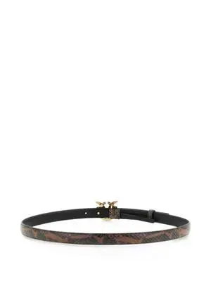 Pinko Reptile-effect Belt - Brown
