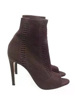 GIANVITO ROSSI Vires Stretch-knit Ankle Boots