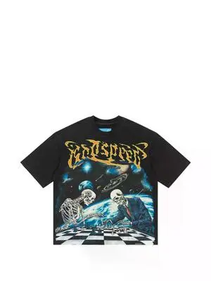 GODSPEED Checkmate Graphic-print T-shirt
