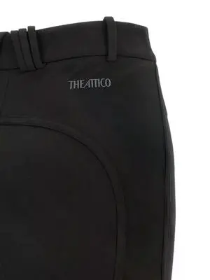 Attico Embroidered Logo Mini Skirt