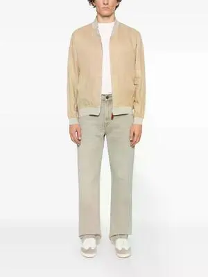 Kiton Linen Bomber Jacket