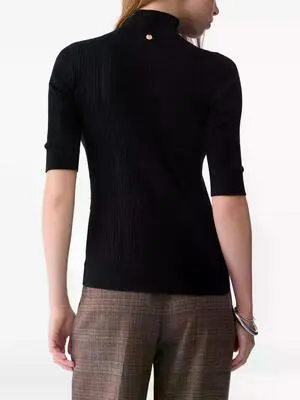 Liu Jo Wool Top With Rhinestones