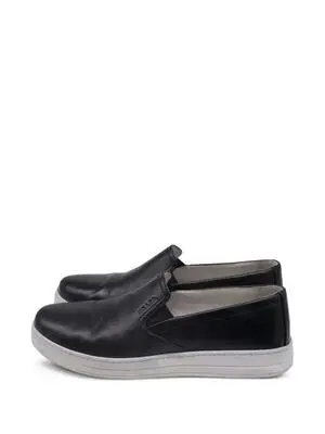 Prada Leather Sport Slip-on Sneakers