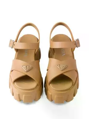 Prada Monolith Rubber Sandals
