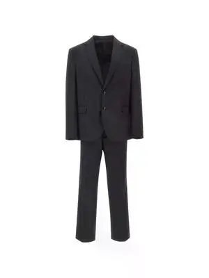 MARCHESANI Sassicaia Single-breasted Suit - Black
