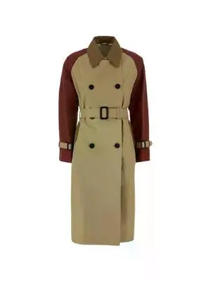 Max Mara Canasta Colour-block Trench Coat