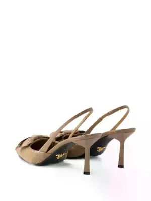 Prada Fabric Slingback Pumps